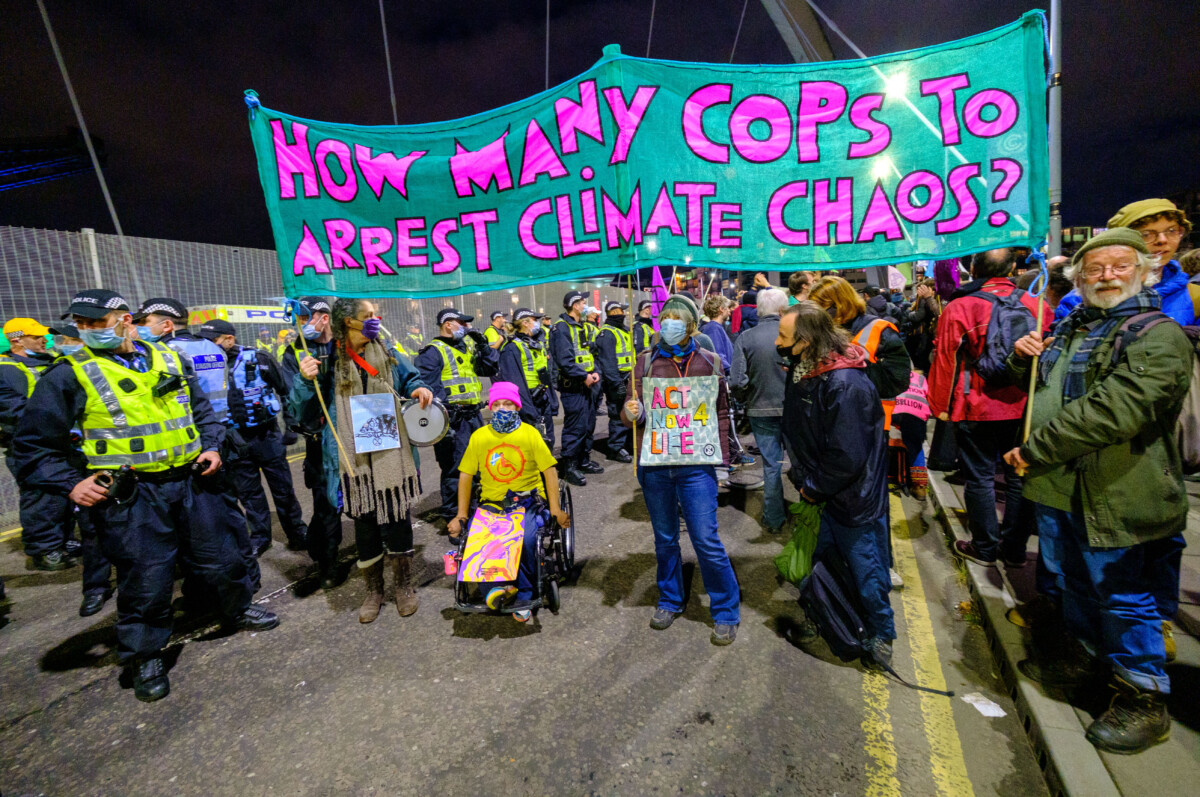 Respect or Repression: One year on from COP26, still no closer to accountability - Netpol